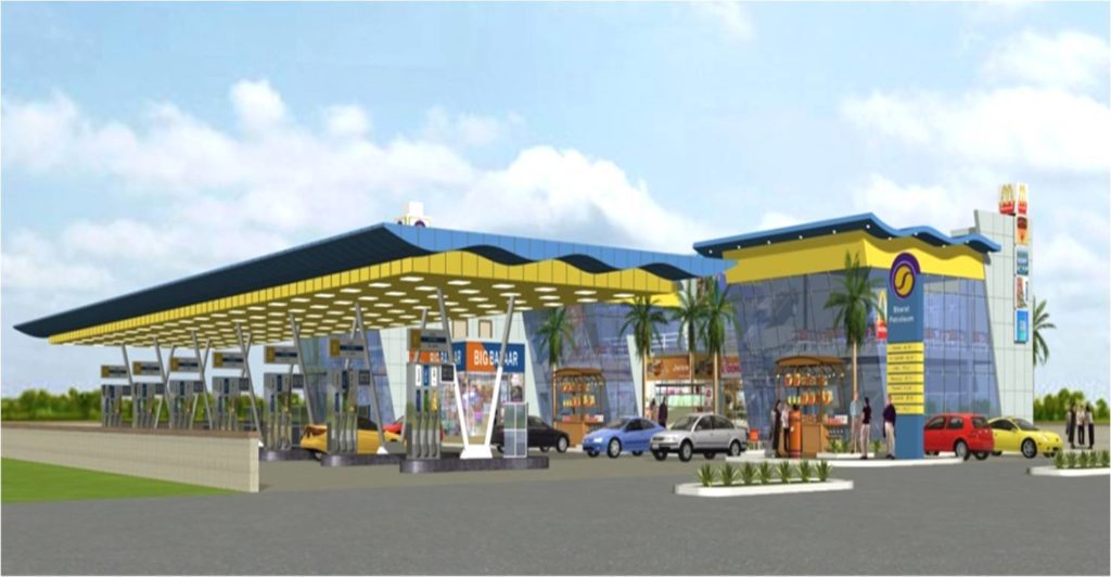 BPCL Petrol Station/Mall - Architronix BPCL Petrol Station/Mall - Architronix